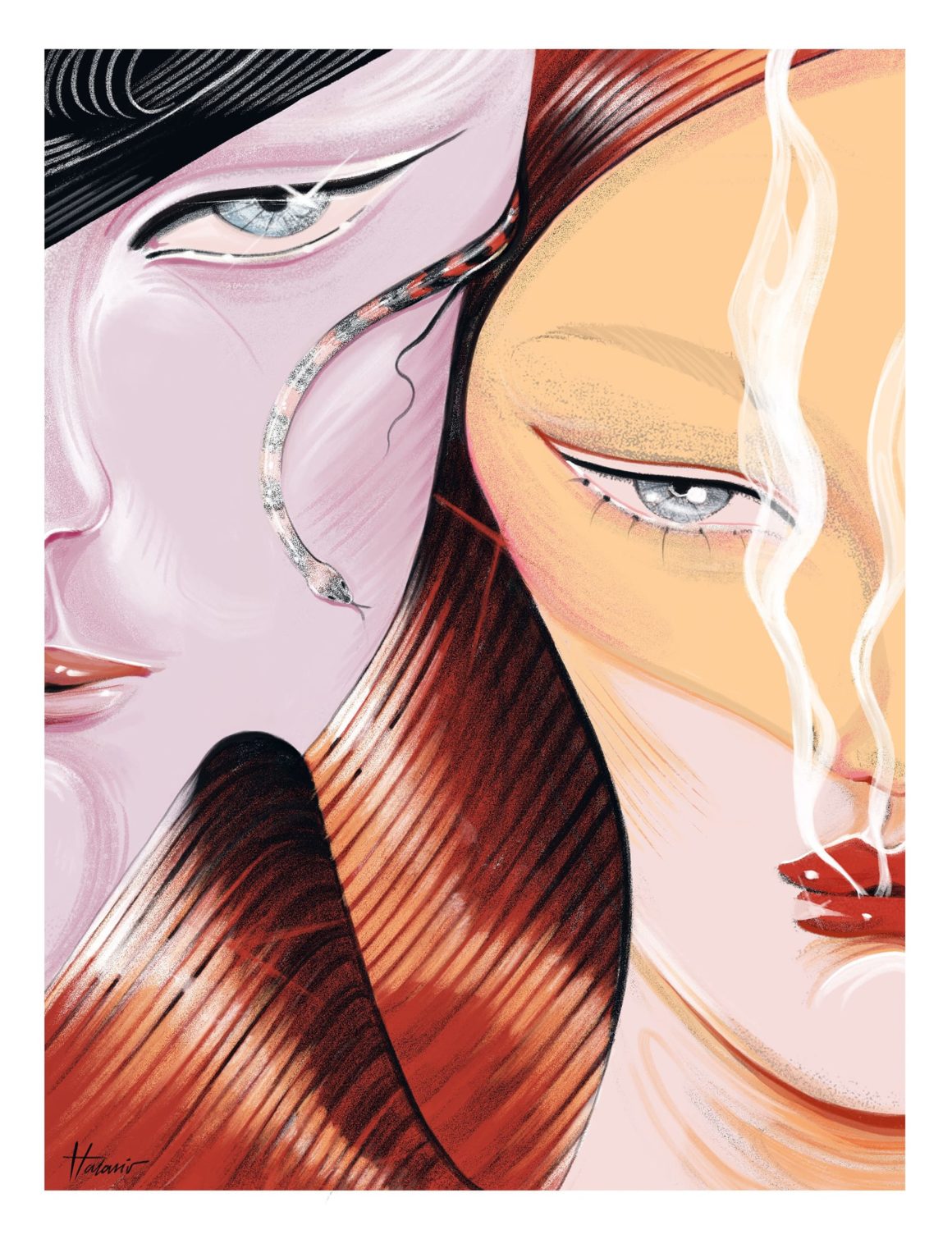 Fashion illustrator Spiros Halaris - Agent & Artists